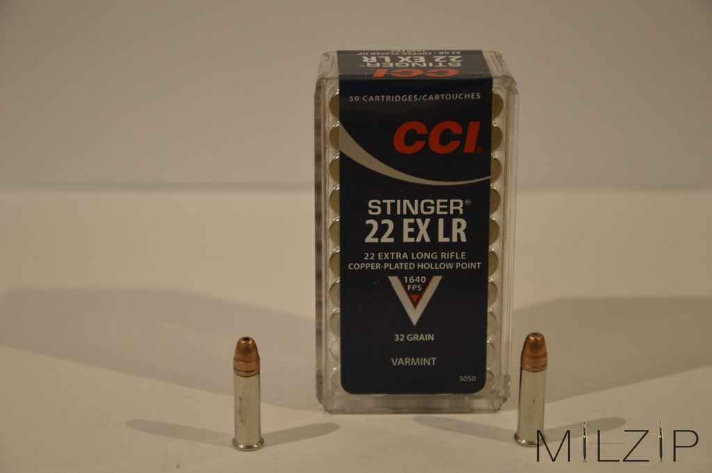 CCI .22 EX lr 2,1g/32grs Stinger – MilZiP OG CCI .22 EX lr 2,1g/32grs Stinger – MilZiP OG